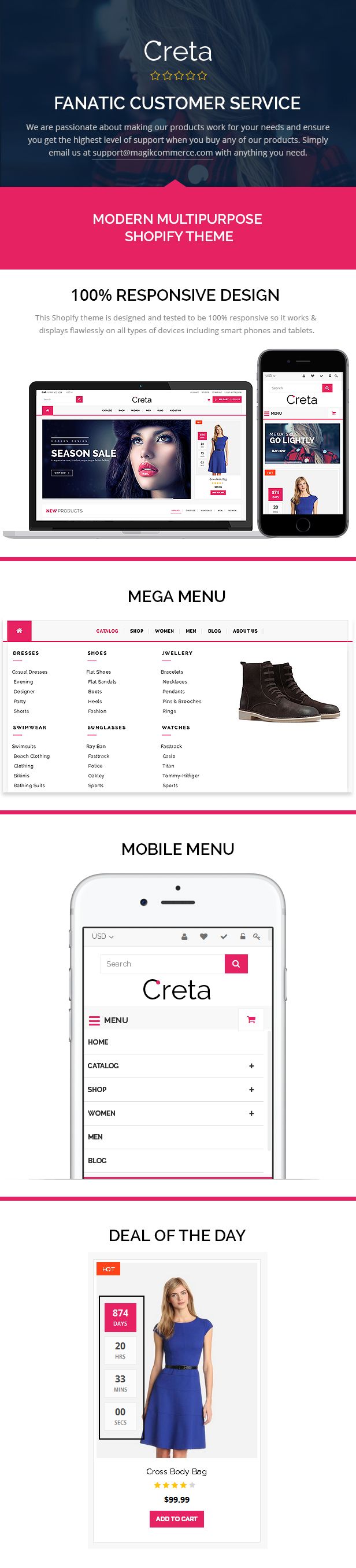 Creta - MultiPurpose Shopify Theme & Template - code.market