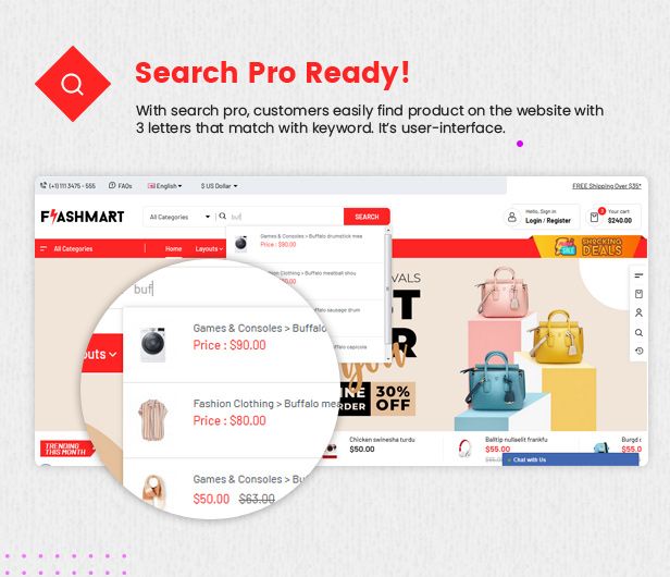 FlashMart - Multipurpose Supermarket OpenCart 3 Theme - code.market