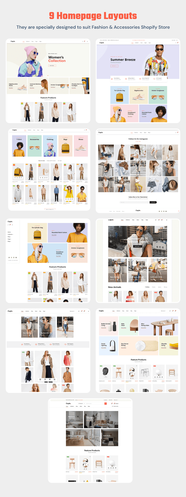 Capie - Responsive Shopify Theme for Fashion store - code.market