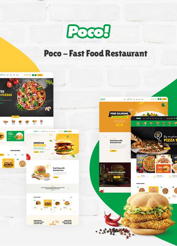 Poco Fast Food Shopify Theme - code.market