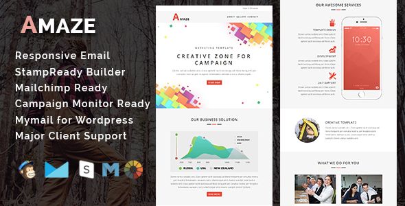 AMAZE - Multipurpose Responsive Email Template - code.market