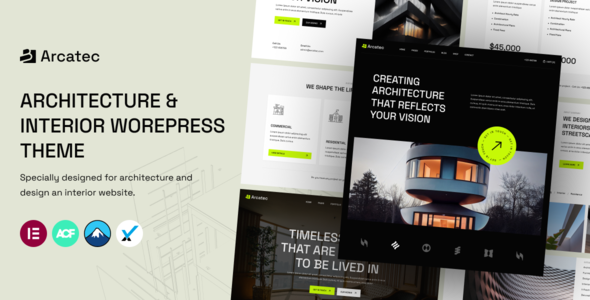 Arcatec - Architecture and Interior WordPress Theme - code.market