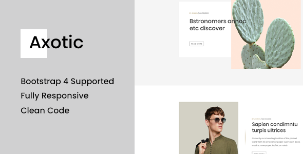 Axotic - Multipurpose Ghost Blog Theme - code.market