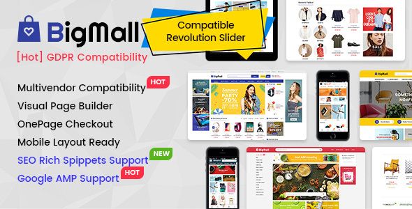 BigMall - Multipurpose OpenCart 3 Theme with Mobile-Specific Layouts - code.market