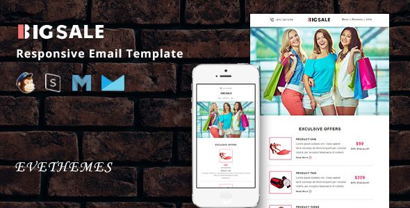 BigSale - Responsive Email Template - code.market