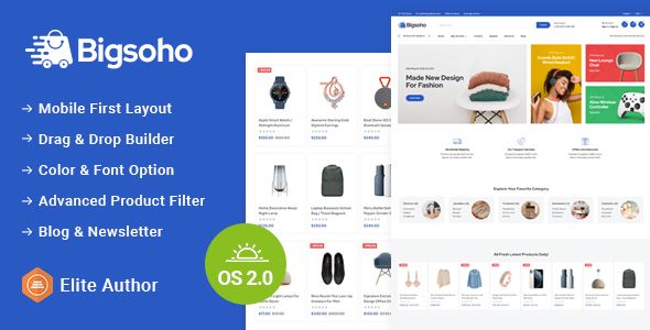 Bigsoho - Multipurpose Sectioned Shopify 2.0 Responsive Theme - code.market