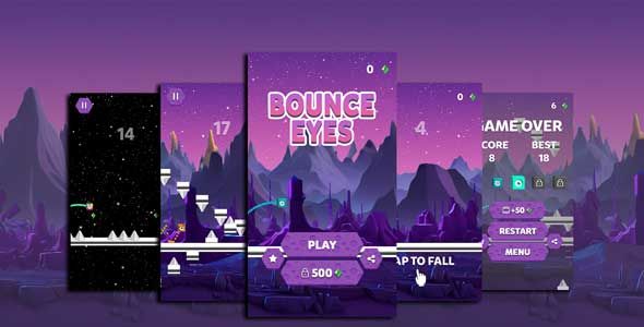 Bounce Eyes Game Template - code.market