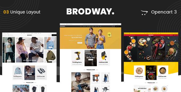 Brodway - Multipurpose OpenCart 3 Theme - code.market