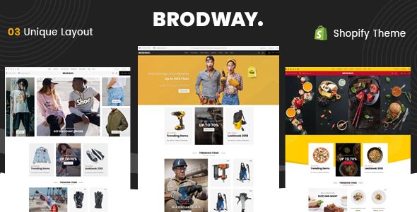 Brodway - Sectioned Multipurpose Shopify Theme - code.market