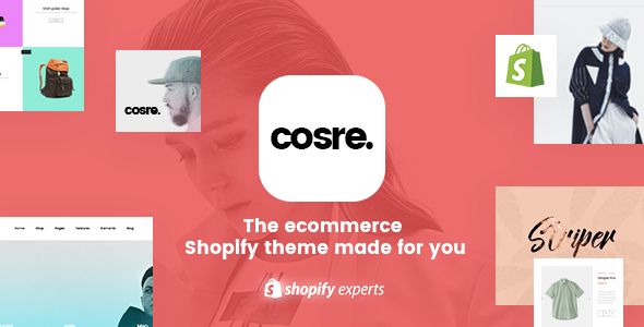 Cosre - Clean, Minimal Responsive Shopify Theme - code.market