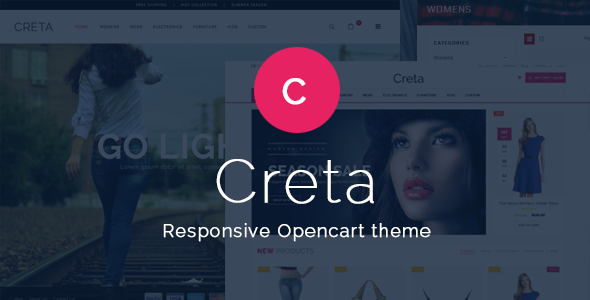 Creta - Flower Shop Responsive OpenCart Theme Opencart Shopping Ecommerce - code.market