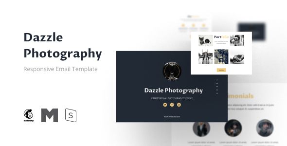 Dazzle - Photography Email Newsletter Template - code.market