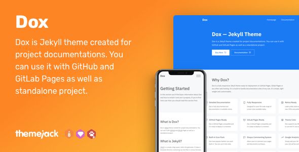 Dox — Jekyll Theme for Project Documentation - code.market