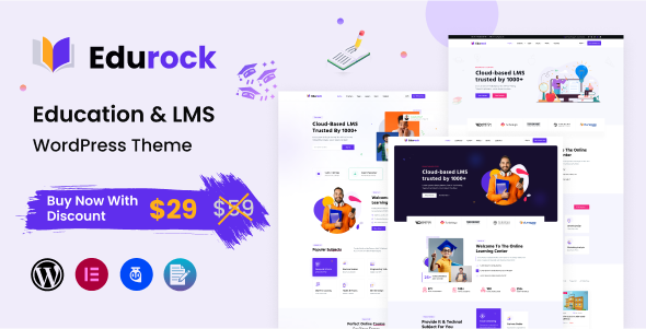Edurock - Education WordPress Theme - code.market