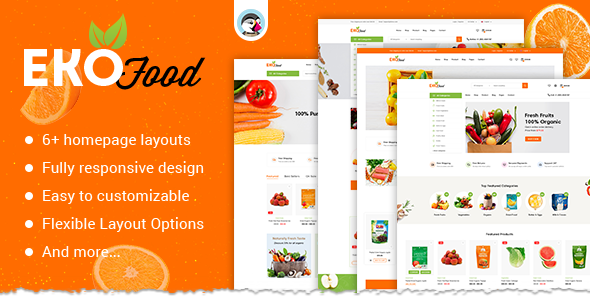 Ekofood - Organic Food Store Theme - code.market