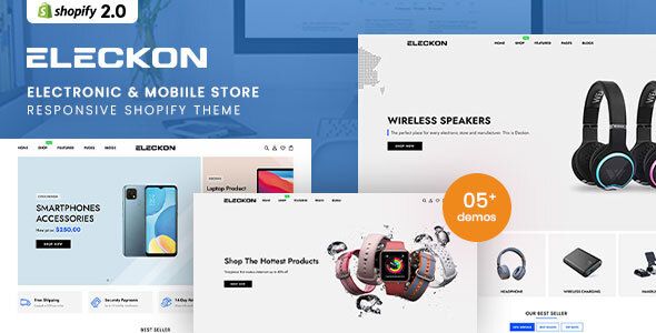 Eleckon - Electronic Store Responsive Shopify Theme - code.market