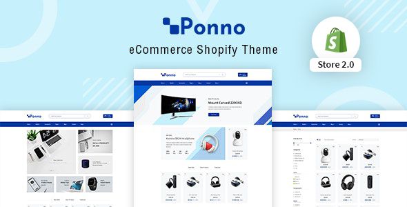 Electronic Stores Shopify Theme - Ponno - code.market