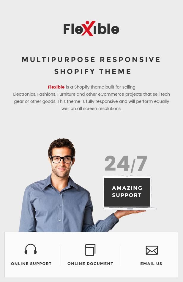 Flexible - Multi-Store Responsive Section Based Shopify Theme - code.market