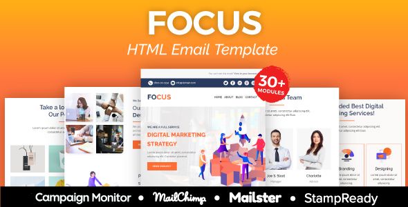 Focus - Multipurpose Responsive Email Template - code.market