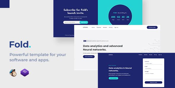 Fold - Software and App Template - code.market
