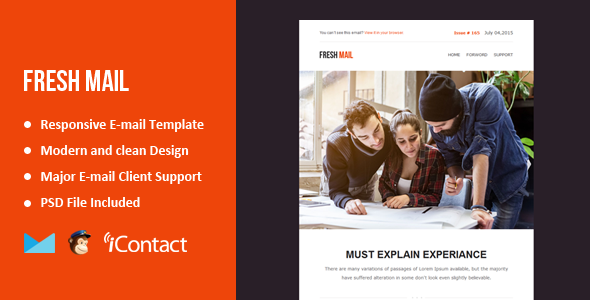 Fresh Mail - Responsive E-mail Template + Themebuilder Access - code.market