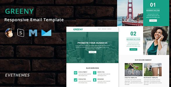 Greeny - Responsive Email Template - code.market