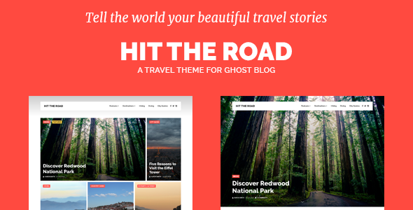 Hit the Road - Travel Theme for Ghost Blog - code.market