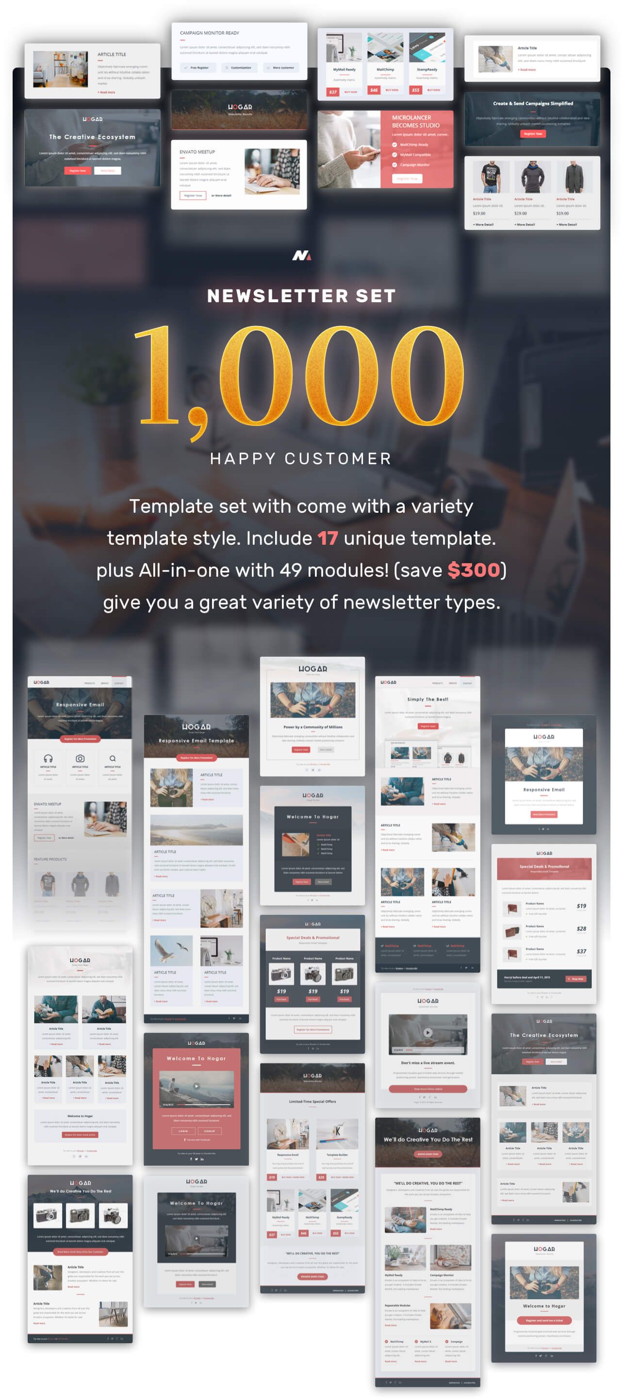 Hogar | Responsive Email Set - code.market