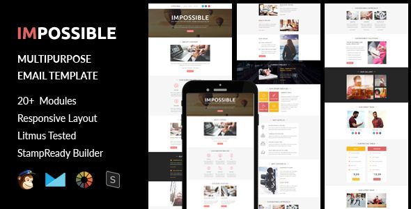 IMPOSSIBLE - Multipurpose Responsive Email Template + - code.market