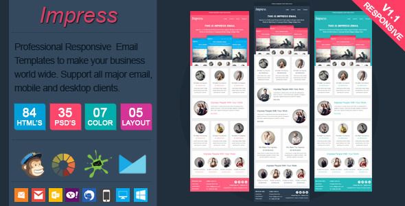 Impress - Clean Responsive Email Template - code.market