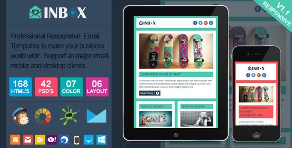 Inbox - Responsive Email Template - code.market
