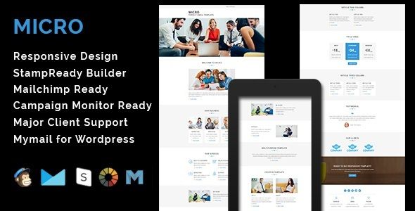 MICRO - Multipurpose Responsive Email Template - code.market