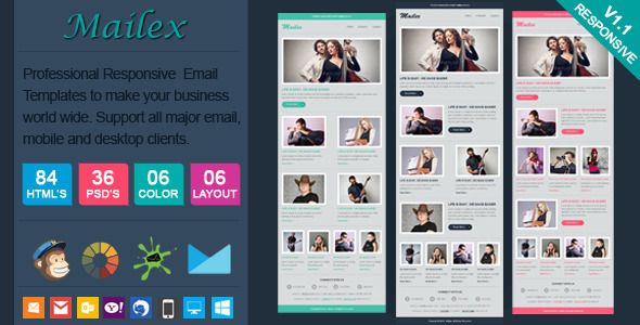 Mailex - Professional Responsive Email Template - code.market