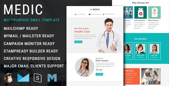 Medic - Multipurpose Responsive Email Template - code.market