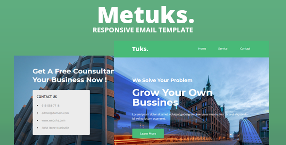 Metuks - Responsive Email Template - code.market