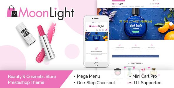 MoonLight - Modern Responsive PrestaShop 1.7 Cosmetics Theme - code.market