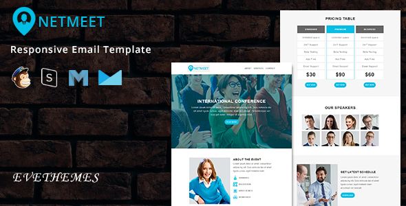 NetMeet - Responsive Email Template - code.market