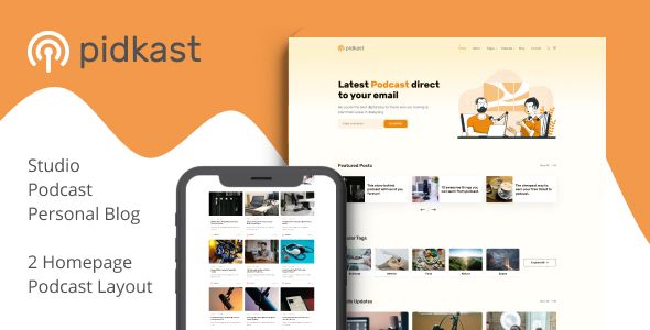 Pidkast - Multipurpose Ghost 5.0 Blog Theme - code.market