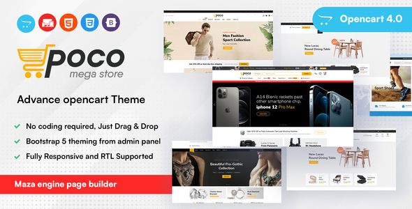 Poco - Advanced OpenCart Theme - code.market