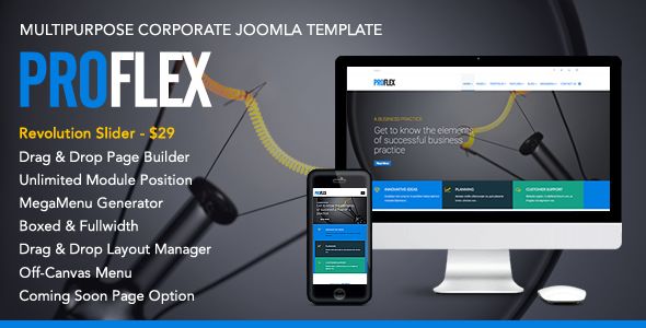 ProFlex - MultiPurpose Corporate Joomla Template - code.market