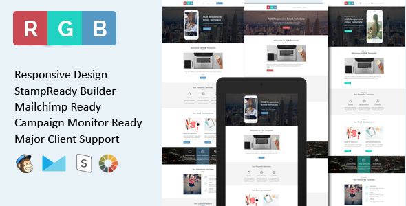 RGB - Multipurpose Responsive Email Template - code.market
