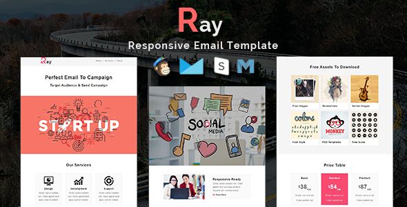 Ray - Multipurpose Responsive Email Template - code.market