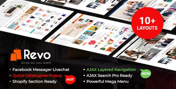 Revo - Creative Multi-Purpose Responsive Shopify Drag - code.market