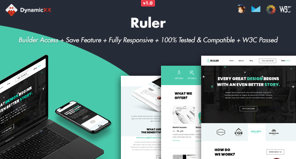 Ruler - Responsive Email + Online Template Builder - code.market