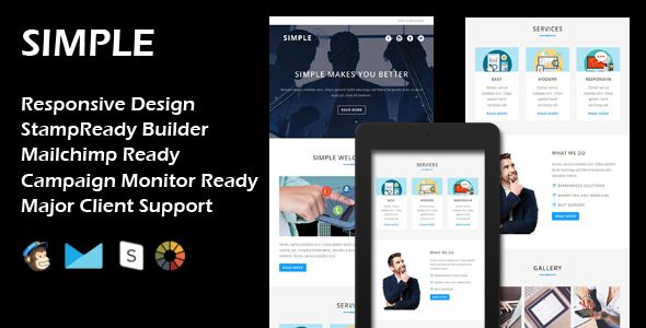SIMPLE - Multipurpose Responsive Email Template - code.market