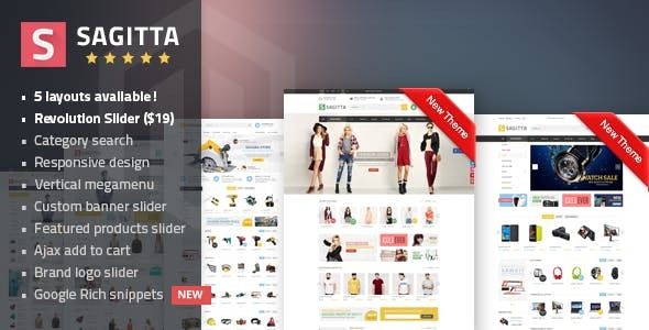 Sagitta - Mega Store Responsive Magento 1 & 2 Theme - code.market