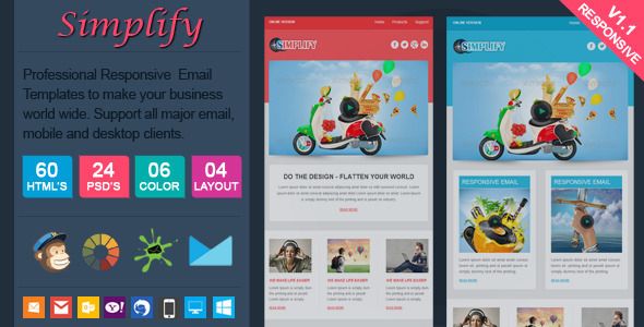 Simplify - Professional Responsive Email Template - code.market