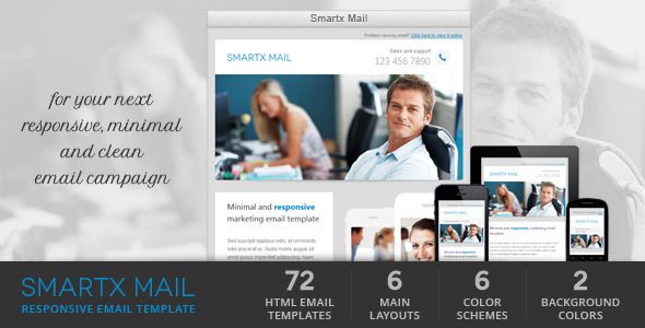 Smartx Mail - Responsive Email Template - code.market