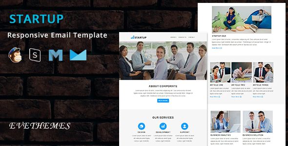 Startup - Responsive Email Template - code.market