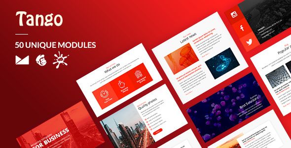 Tango Email-Template + Online Builder - code.market
